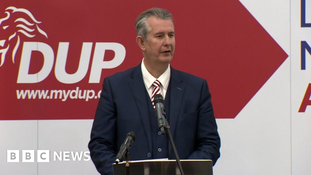 DUP members ratify Edwin Poots as party leader - BBC News