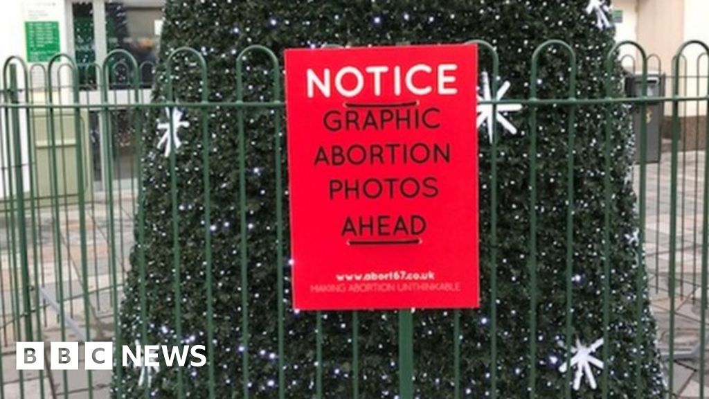 Graphic abortion images used in protests are legal, say police