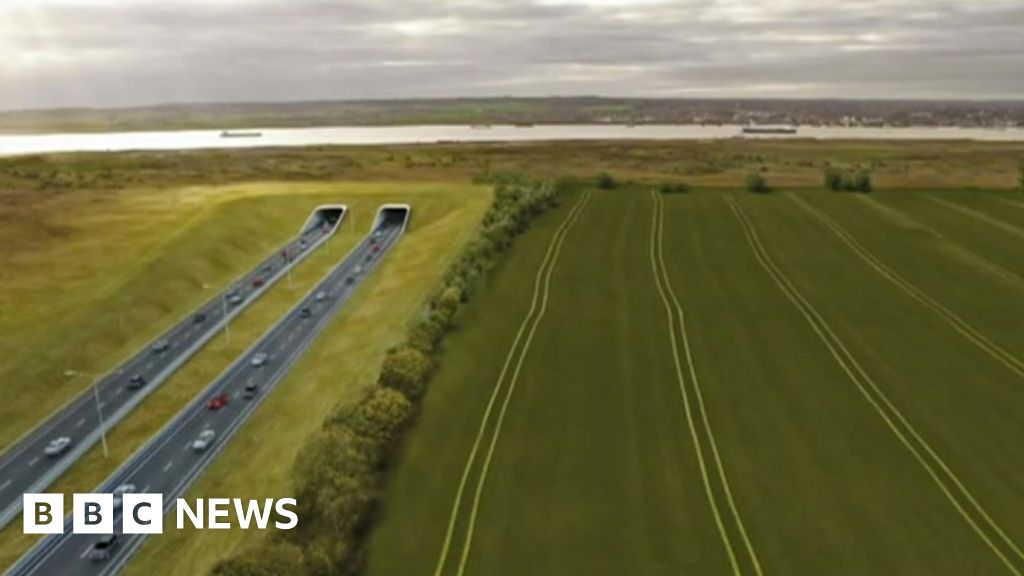 Lower Thames Crossing route between Kent and Essex revealed - BBC News