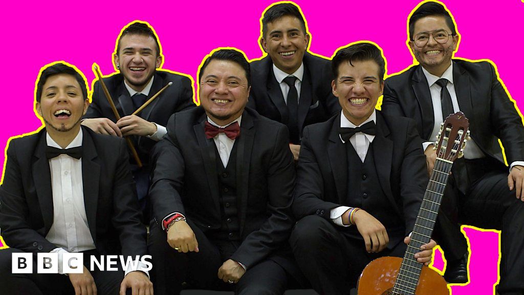 The Colombian band trying to 'give hope' to trans people - BBC News