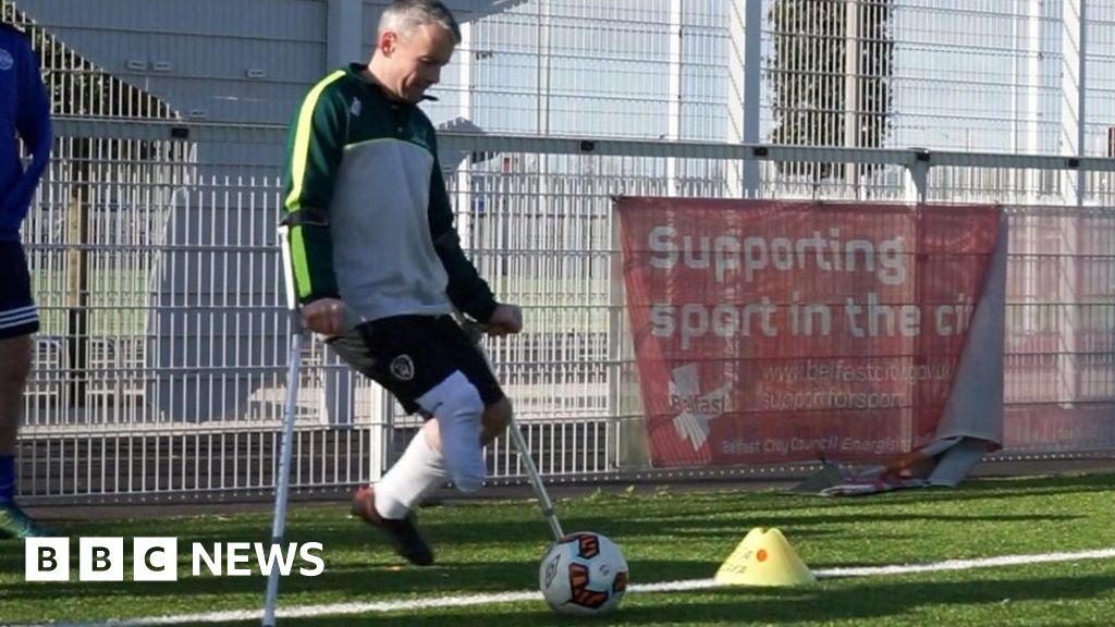 Meet Northern Ireland's first amputee football club - BBC News