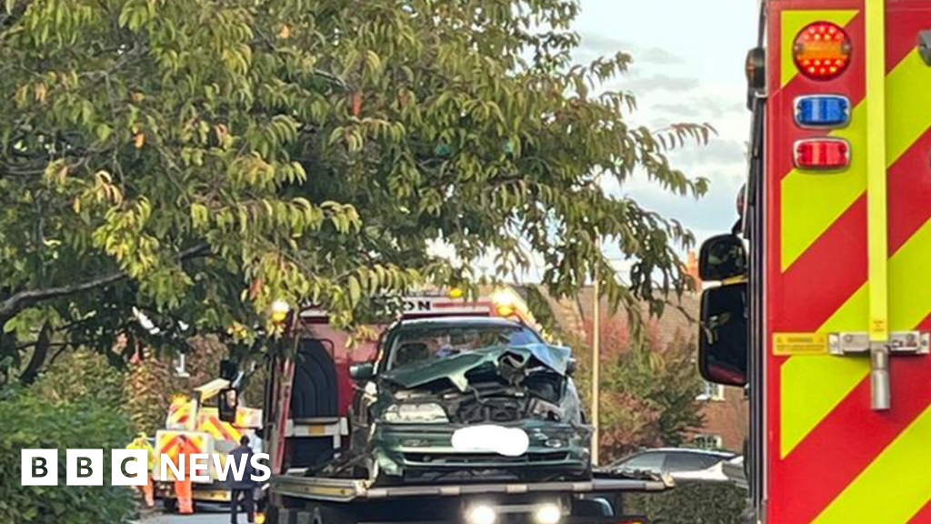 Nantwich flats damaged in suspected drink drive crash