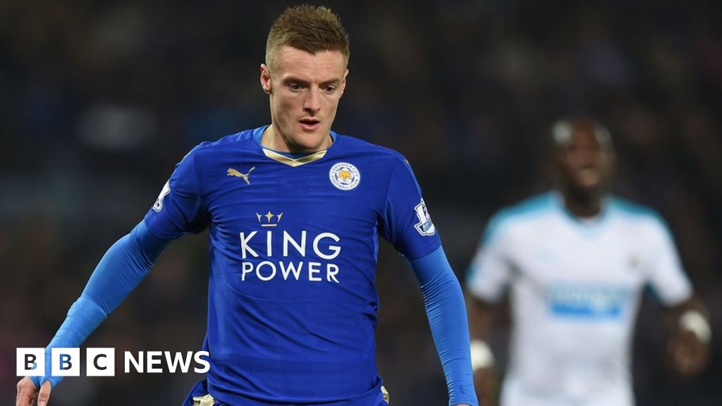 Leicester's Jamie Vardy condemns 'vile' daughter threats - BBC News