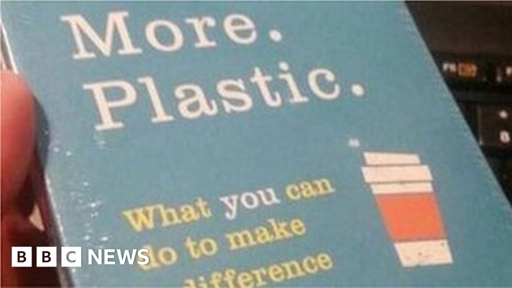 Anti-plastic author's anger at book wrapped in plastic - BBC News