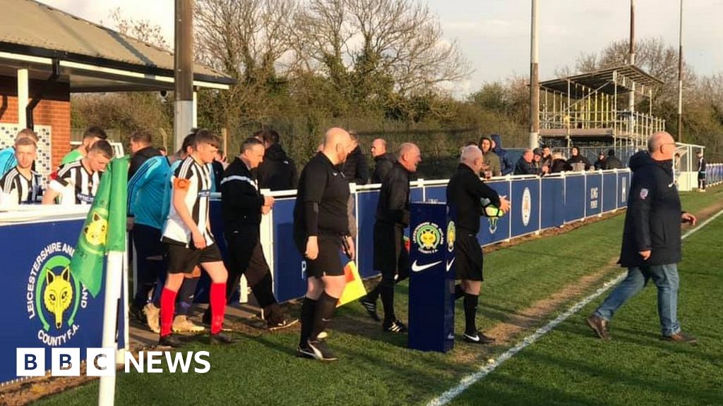 Leicestershire cup final abandoned 'after racist abuse'