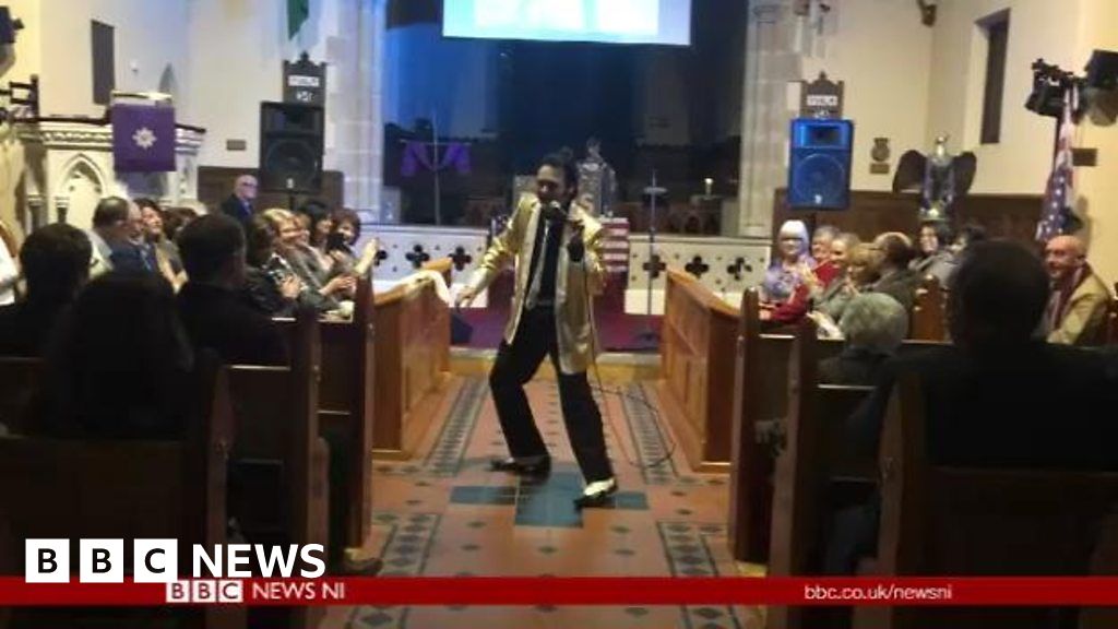 Elvis Presley songs performed at St Canice's church - BBC News