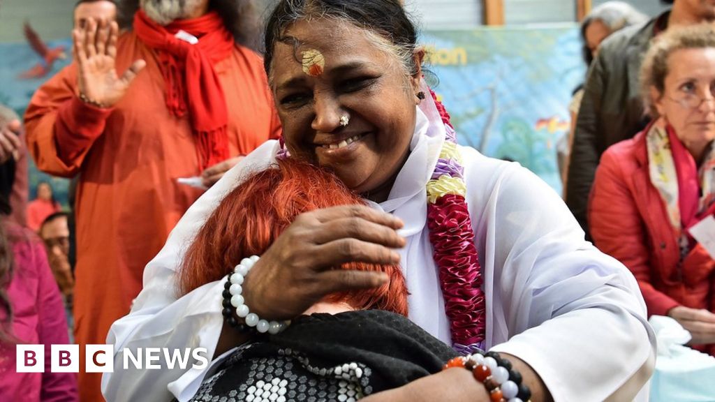 Who is India's hugging saint Kanye West tweeted about? - BBC News