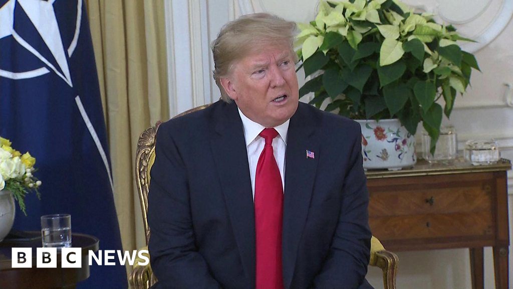 Trump on UK election: 'I'm staying out of it' - BBC News