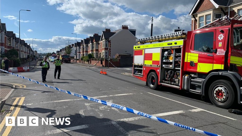 Canton fire engine crash: One person taken to hospital - BBC News