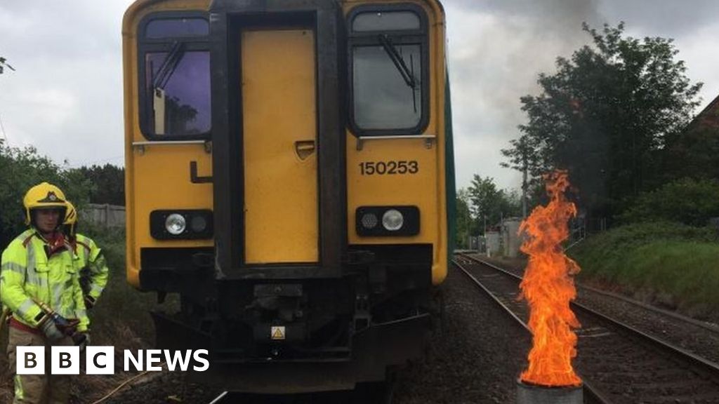 Passengers evacuated as train catches fire in Willaston