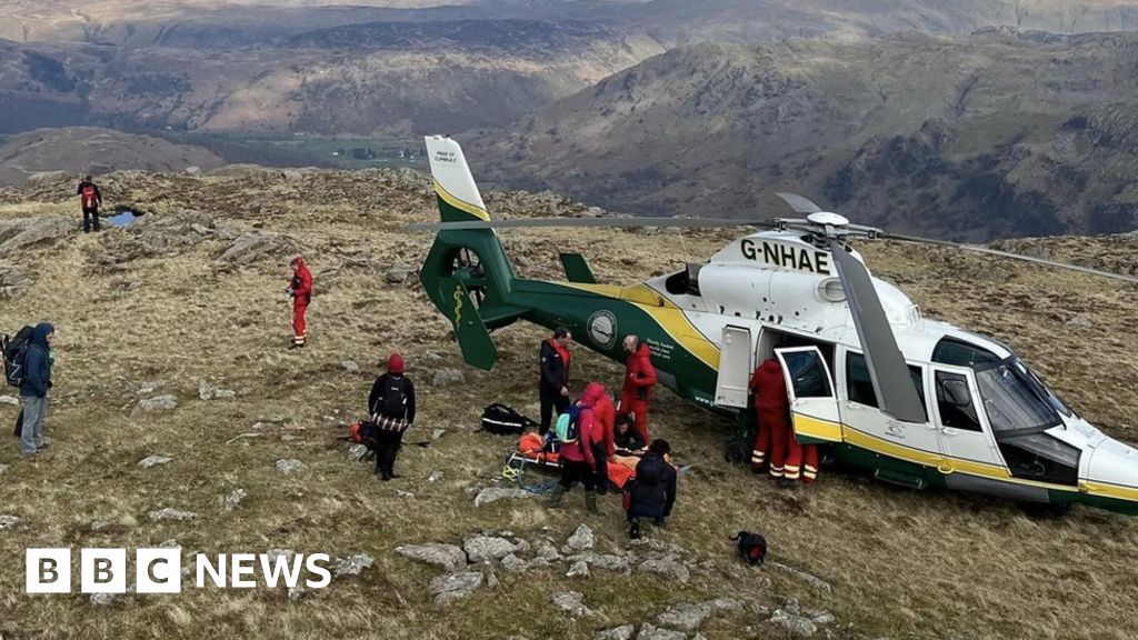 Major rescue after boy collapses during Lake District climb - BBC News