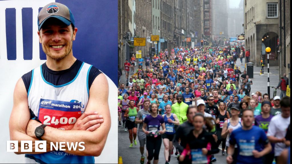 Outlander star Sam joins Edinburgh Marathon runners