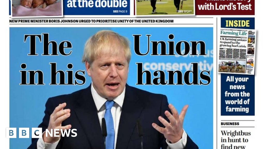 Newspaper review: Boris Johnson, gun attack and six newborn babies ...