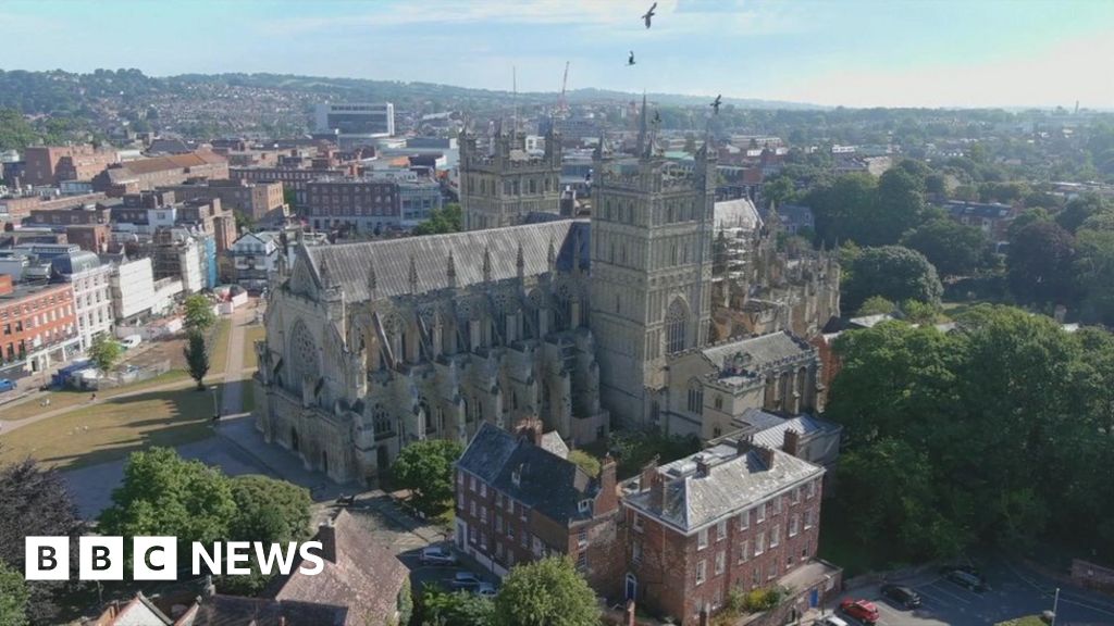 Exeter Cathedral launches appeal as £10m revamp begins - BBC News