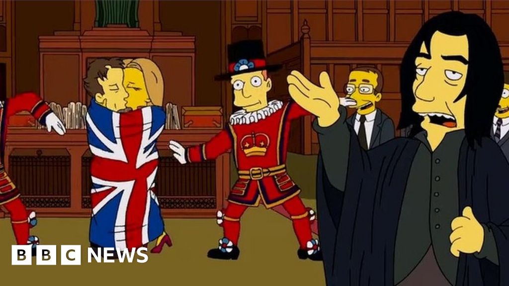 The Simpsons tribute to David Bowie and Alan Rickman resurfaces - BBC News