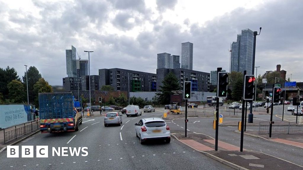 Salford speeding driver fled crash scene and stole taxi - BBC News