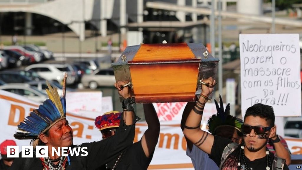Brazil indigenous leader's killing raises tension - BBC News