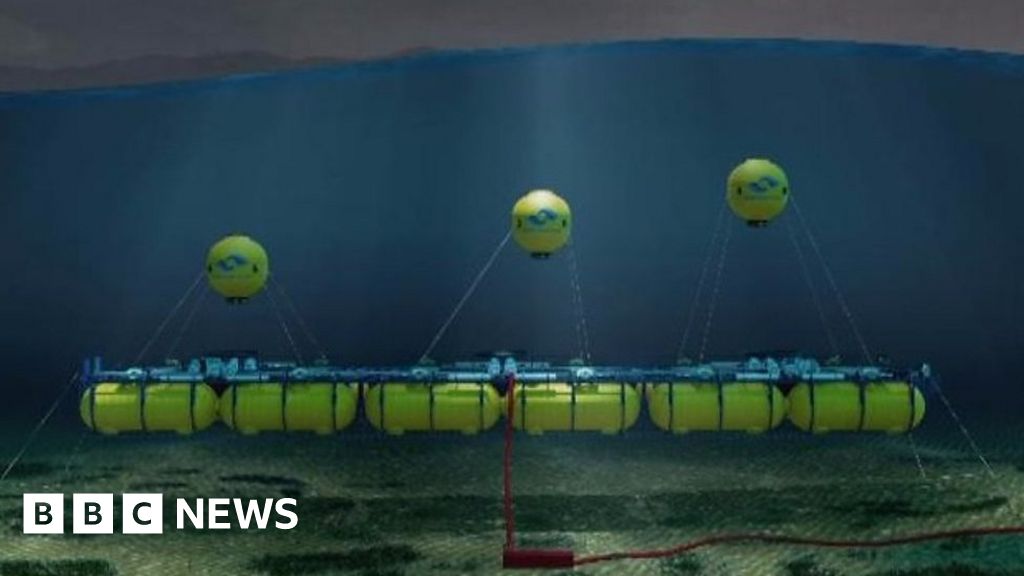 Wave Sub device aims to generate electricity from sea - BBC News