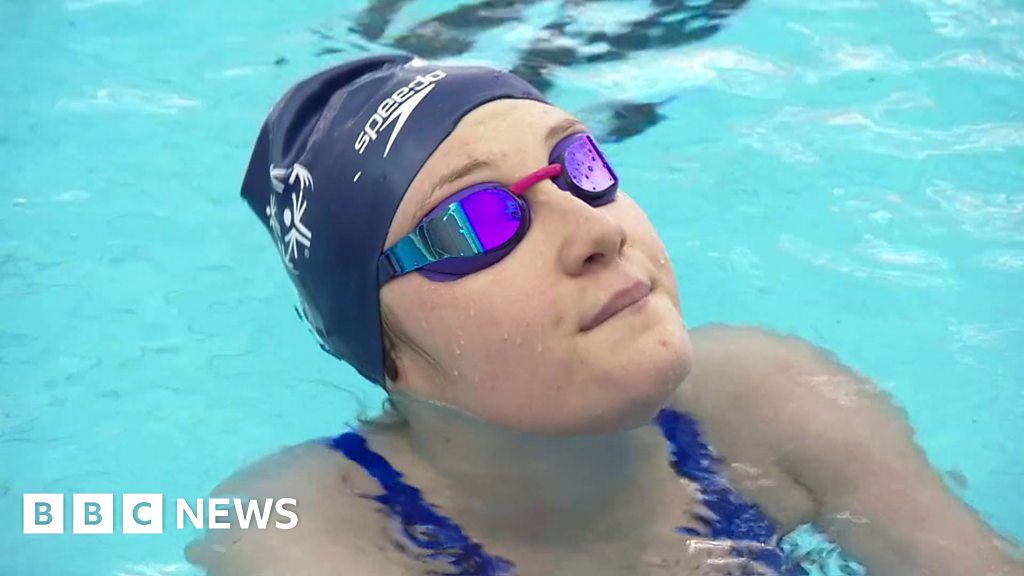 World Special Olympics: 'Water makes me feel calm and peaceful' - BBC News