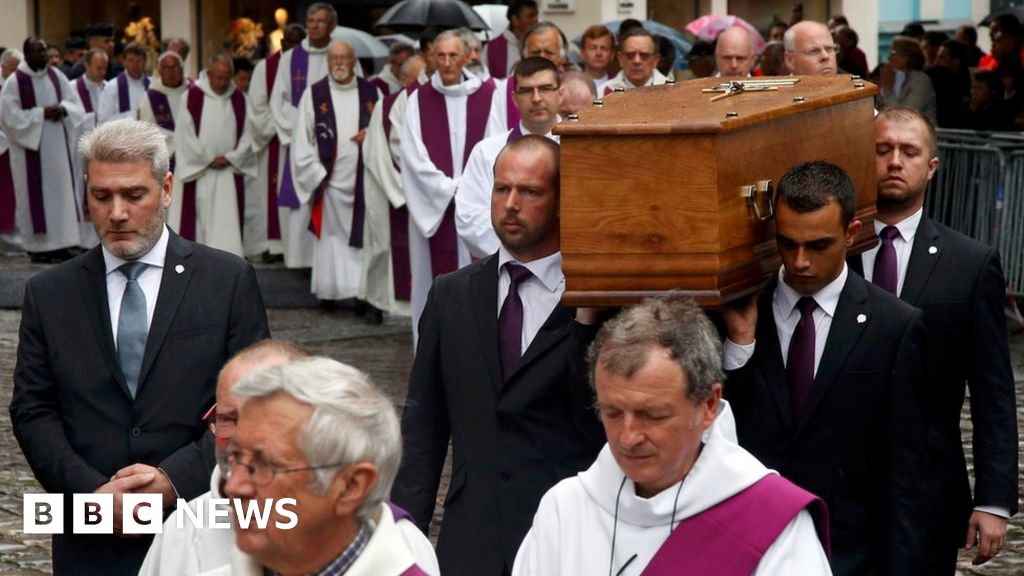 French priest funeral: Jacques Hamel mourned in Rouen - BBC News