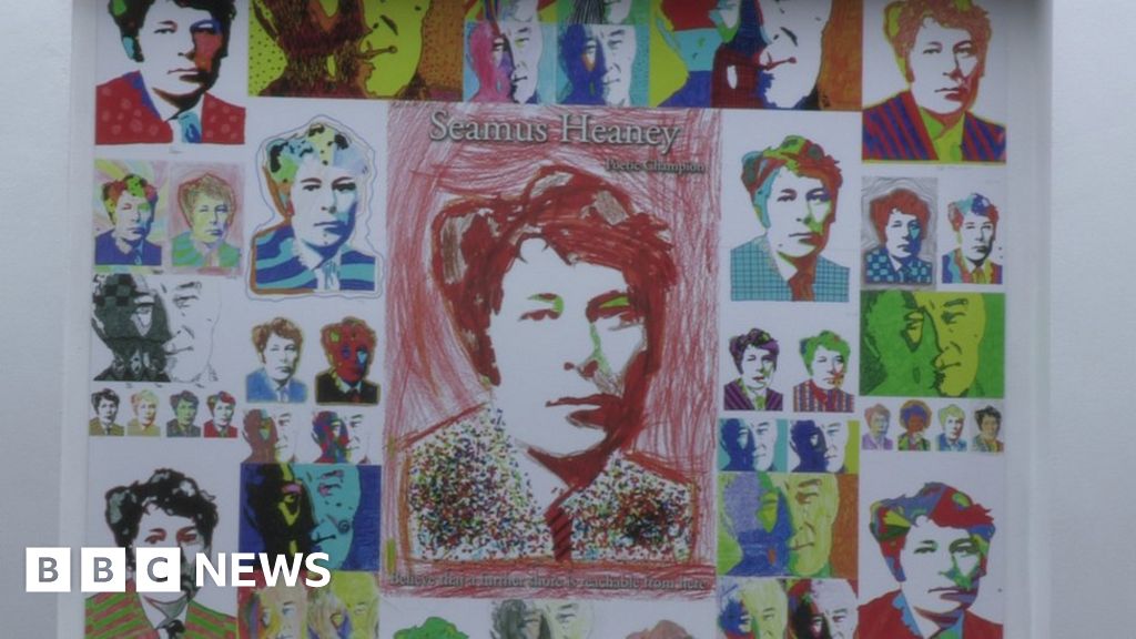 Heaney and Hewitt poems help inspire classroom creations - BBC News