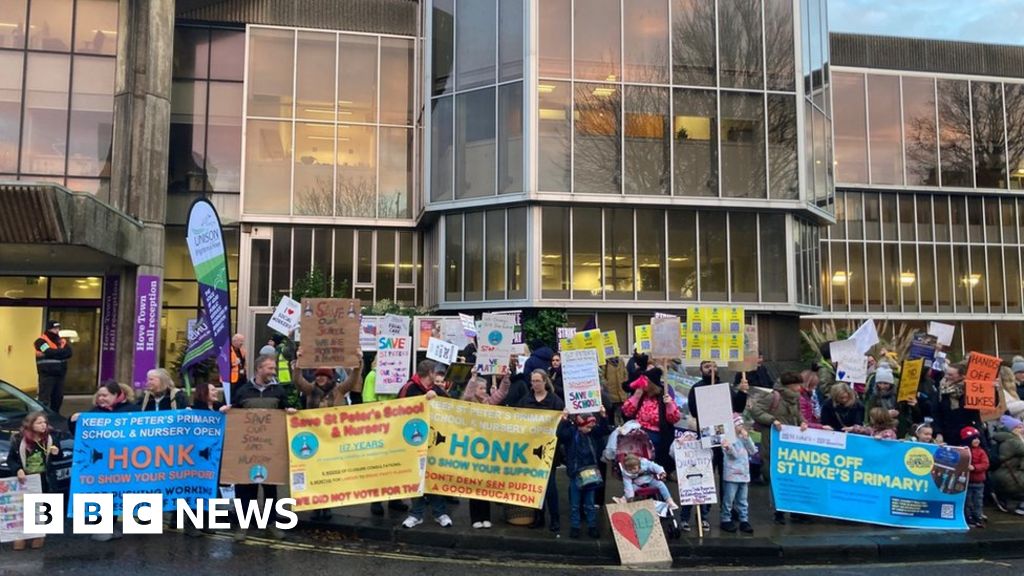 Hove town hall protest over planned school closures