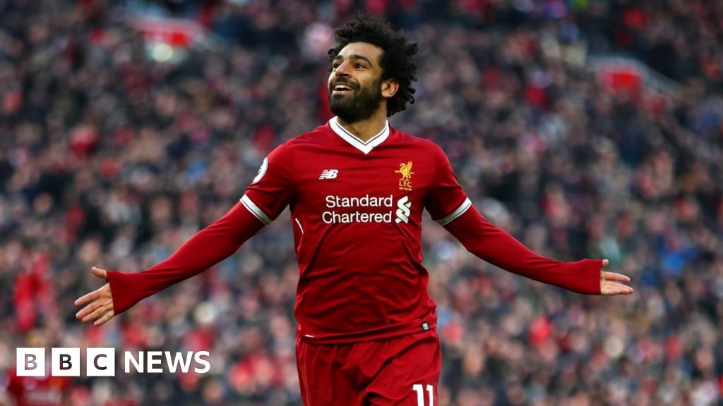 Mo Salah: Unusual sculpture of Liverpool star unveiled in Egypt - BBC News