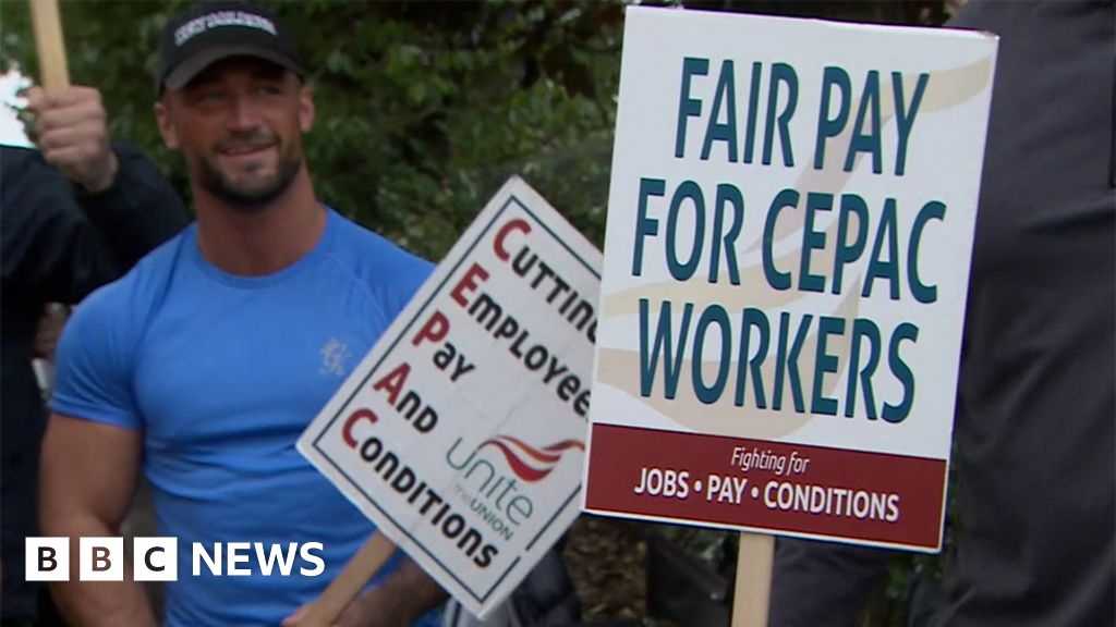 Darlington Cepac packaging workers strike over terms changes - BBC News