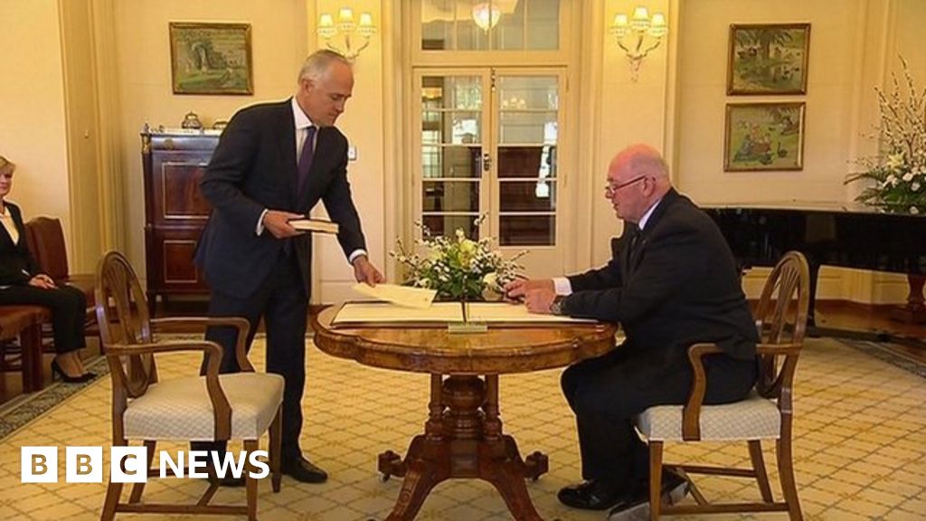 Turnbull Sworn In As New Australian Prime Minister Bbc News