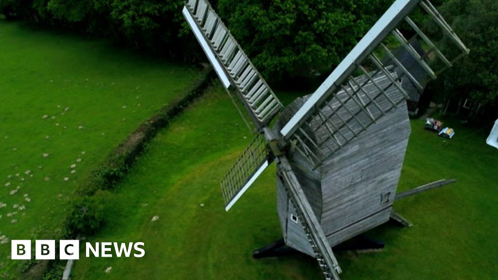 On the Map: Nutley and its unique working windmill - BBC News