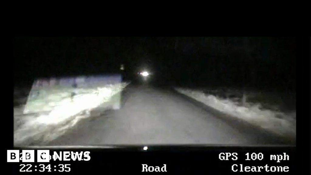 Banned Driver In Police Chase Flips Car At 100mph Bbc News