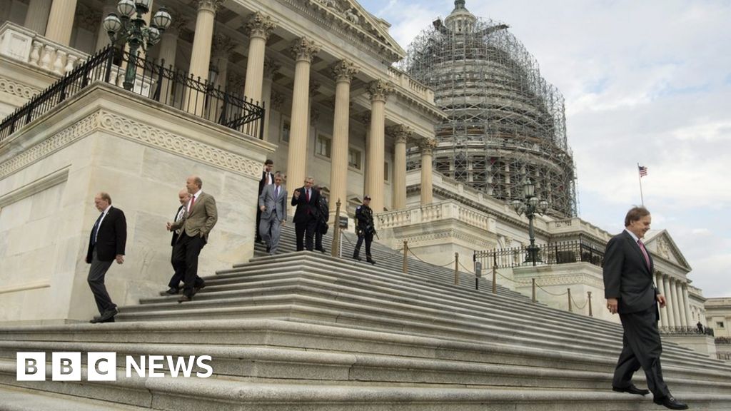Massive spending bill and tax plan passes US Congress - BBC News