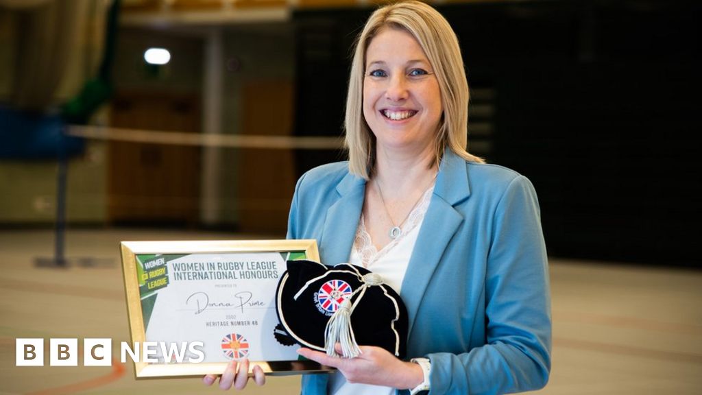 Rugby league player Donna Rodgers gets Great Britain cap 20 years on ...