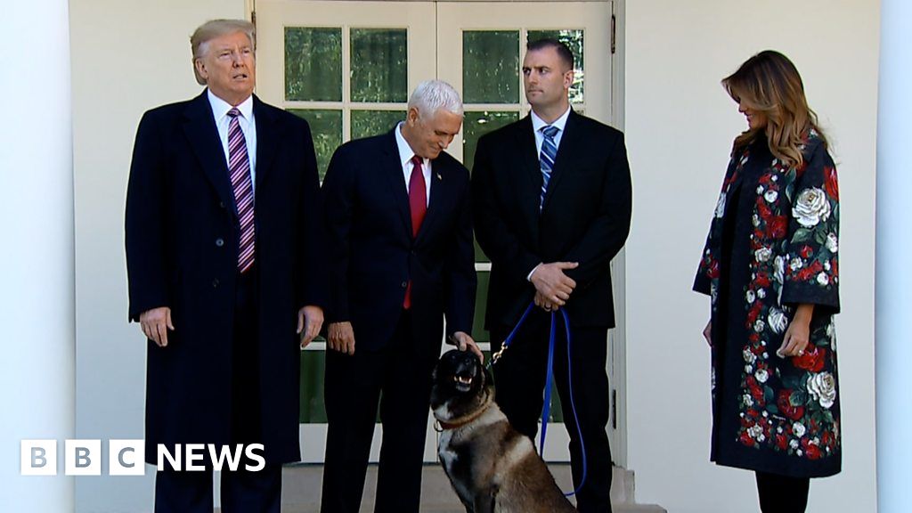 Trump parades Baghdadi dog