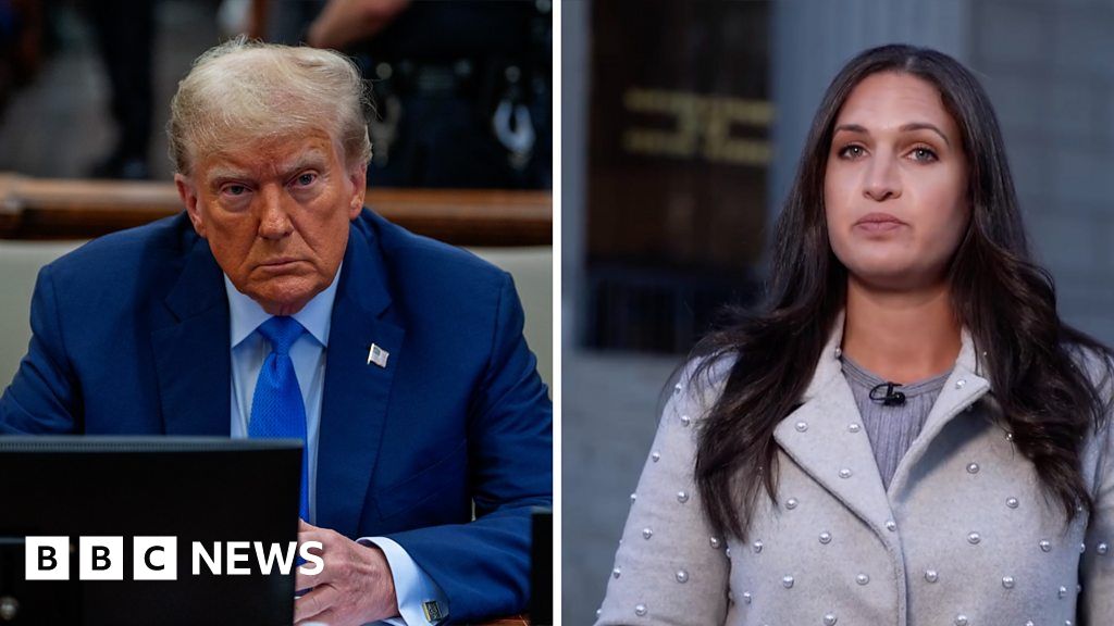 Trump's day on the witness stand... in 85 seconds