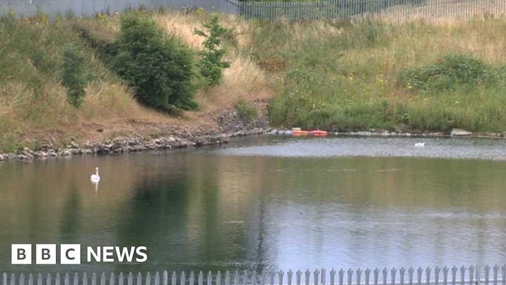 Doncaster lake: Man recovered from water in Skelbrooke - BBC News