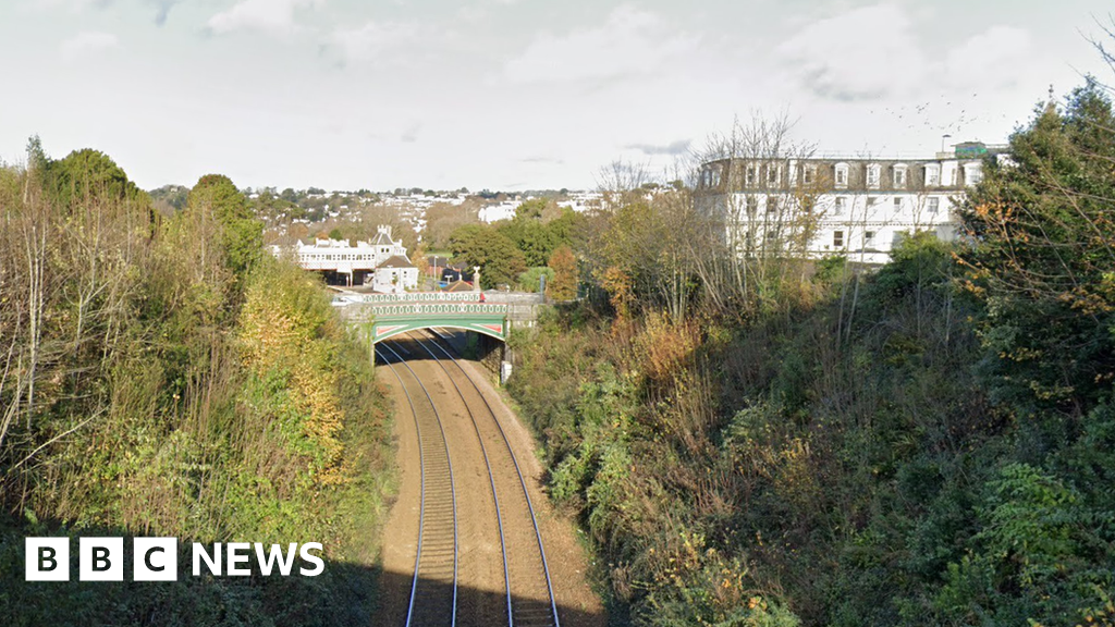 Man seriously injured after falling onto Devon rail line