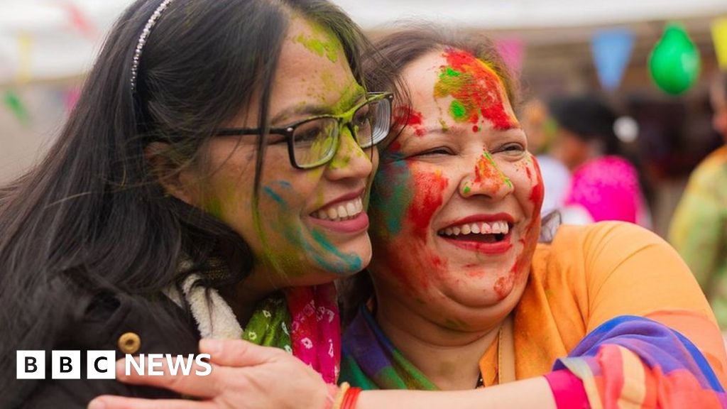 West Midlands communities celebrate Holi festival of colours