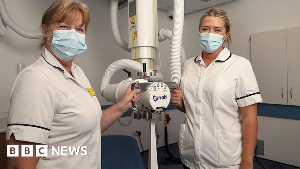 Wolverhampton's New Cross Hospital unveils new radiotherapy kit - BBC News
