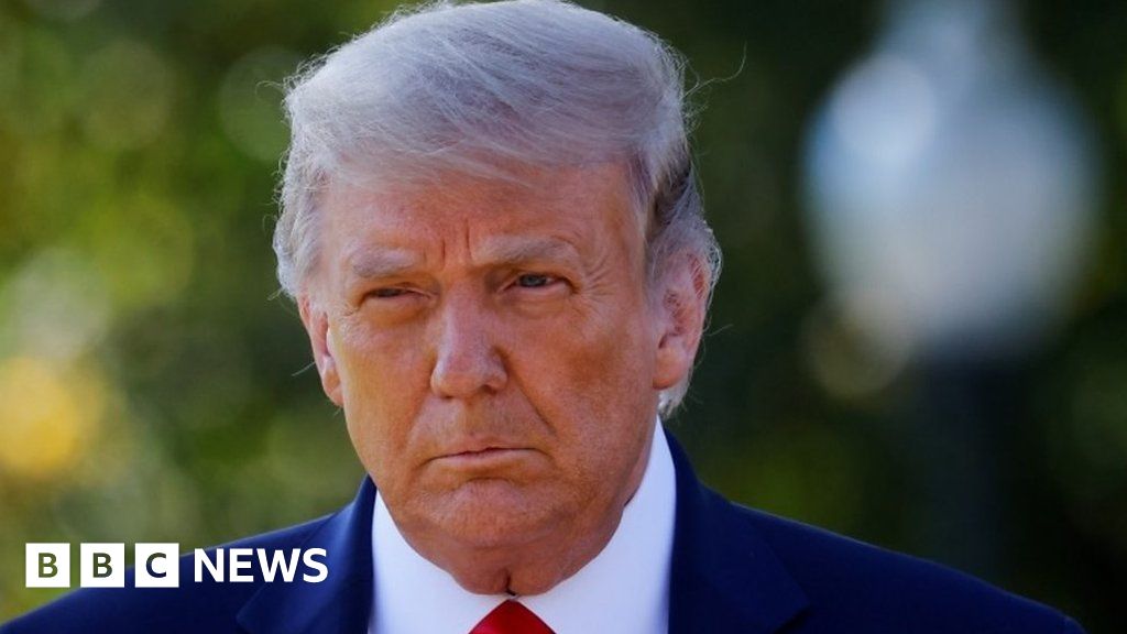 'I don't know who the Proud Boys are' - Trump - BBC News