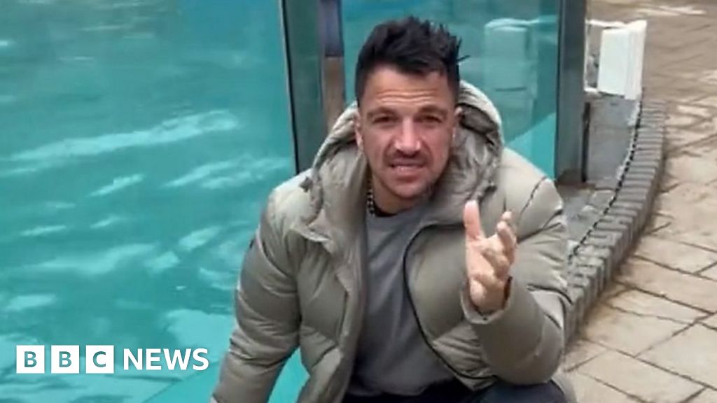 Peter Andre sings Mysterious Girl with sea lion