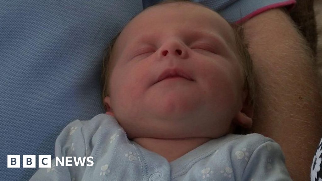 Hidden twin mum's joy after 'miracle baby' defies odds - BBC News
