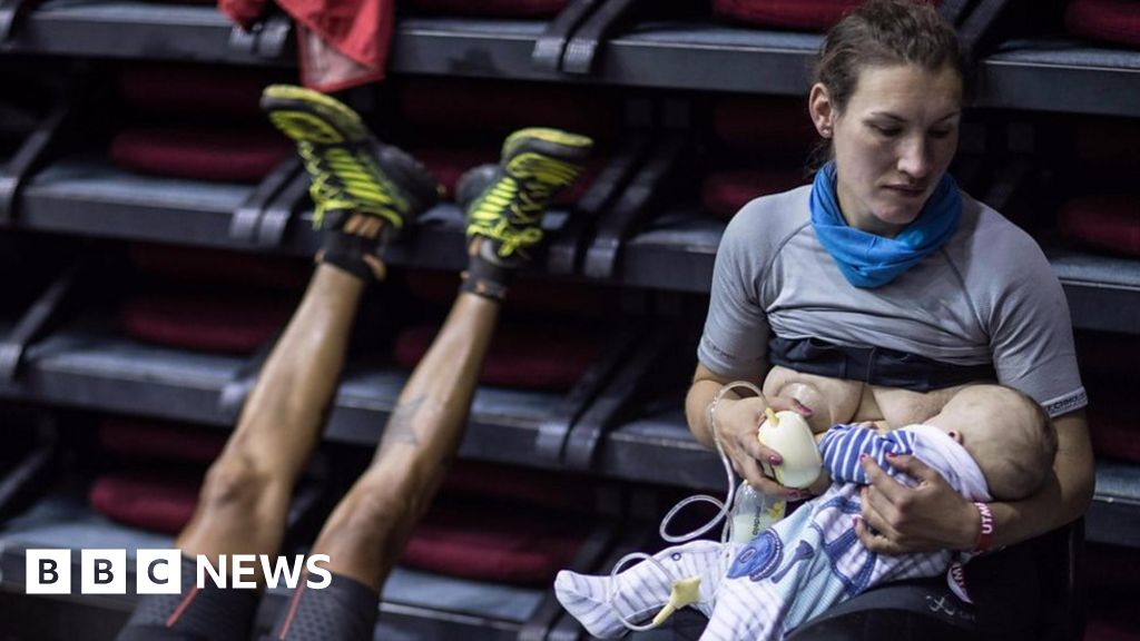 'How breastfeeding on mountain race made me go viral'