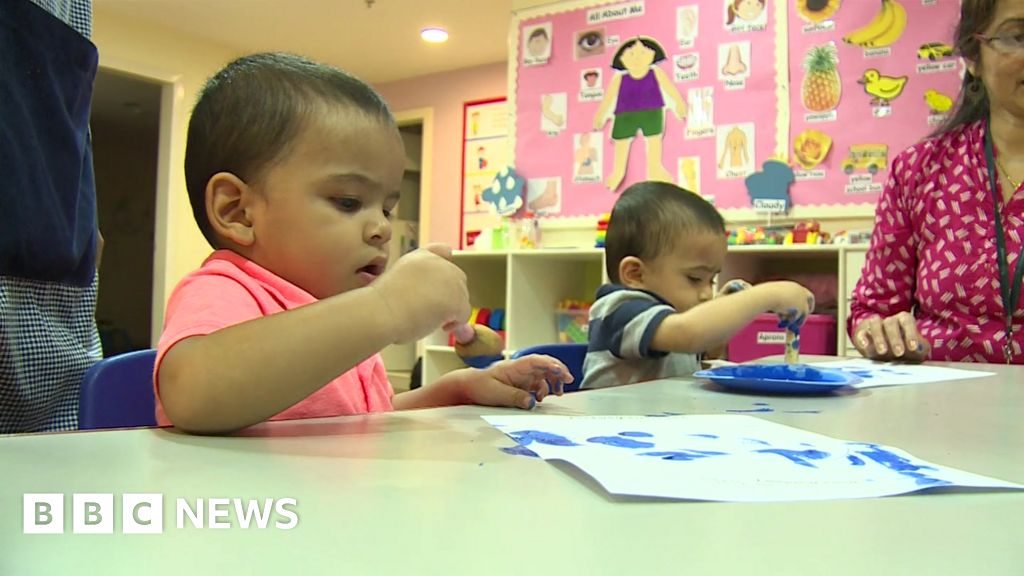 India’s creche empire that’s far from child’s play - BBC News