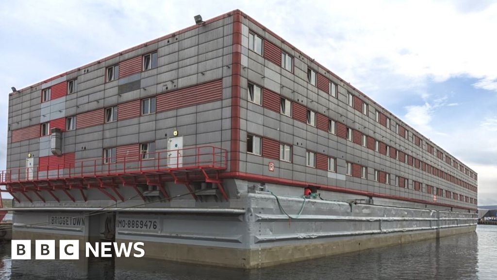 Bibby Stockholm: Portland asylum barge a devil's deal, says councillor - BBC News