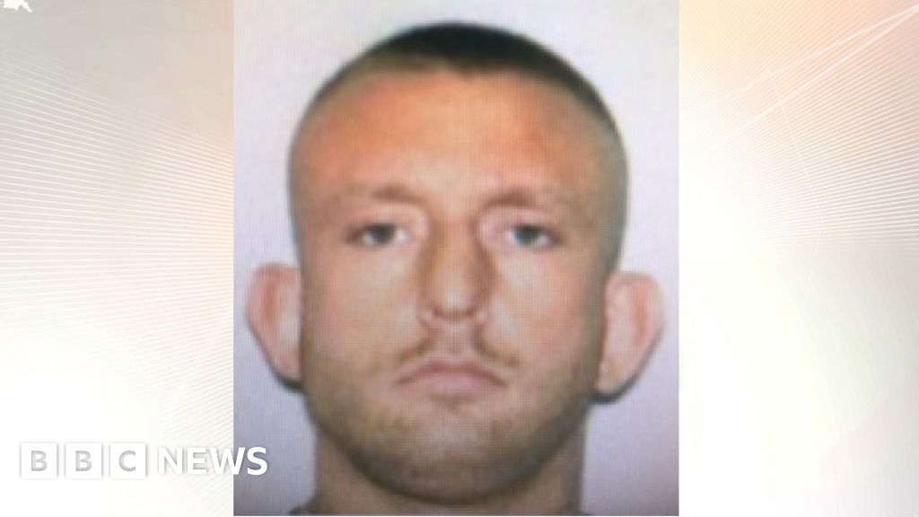 'Dripping wet' fugitive hands himself in - BBC News