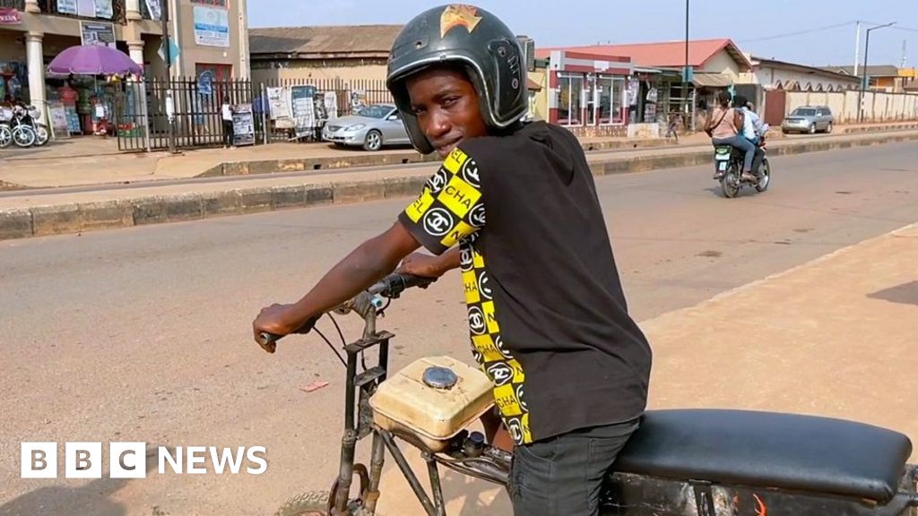 'I converted my bicycle into a motorbike' - BBC News