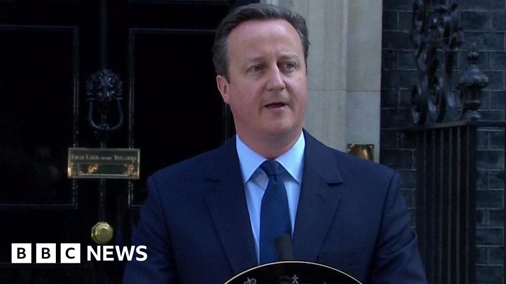 Brexit: David Cameron's resignation statement in full - BBC News