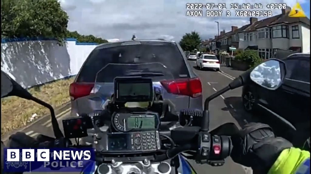 Man jailed for ramming car into Met Police motorcyclist