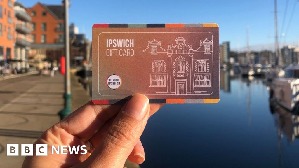 Ipswich gift card launched to inspire people to shop locally - BBC News